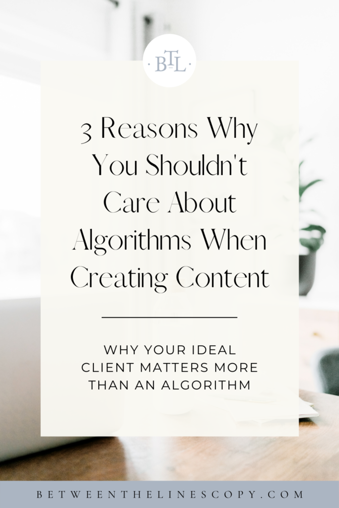 Why You Need To Create Content For Your Audience, Not For An Algorithm ...