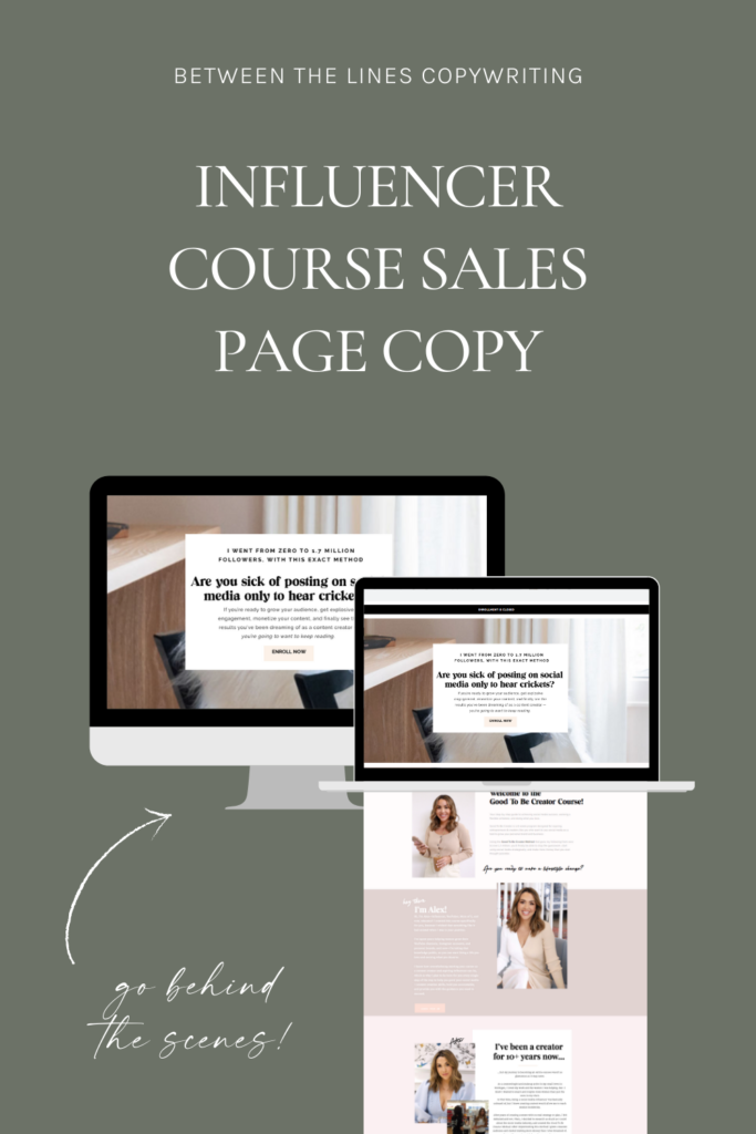 The Good To Be Creator Course Launch - betweenthelinescopy.com