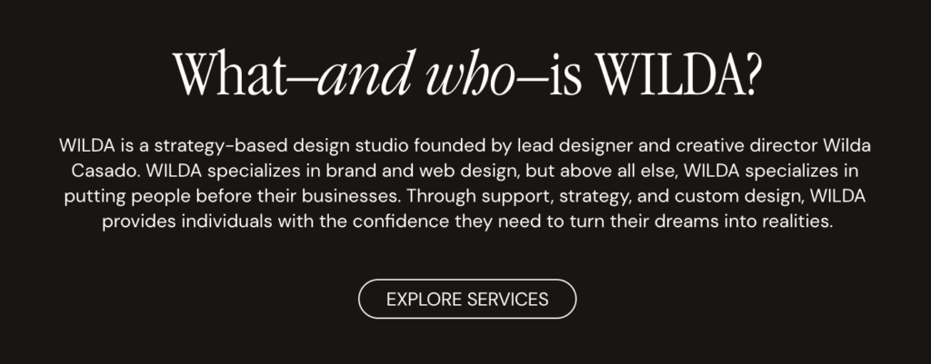 The WILDA Project - betweenthelinescopy.com