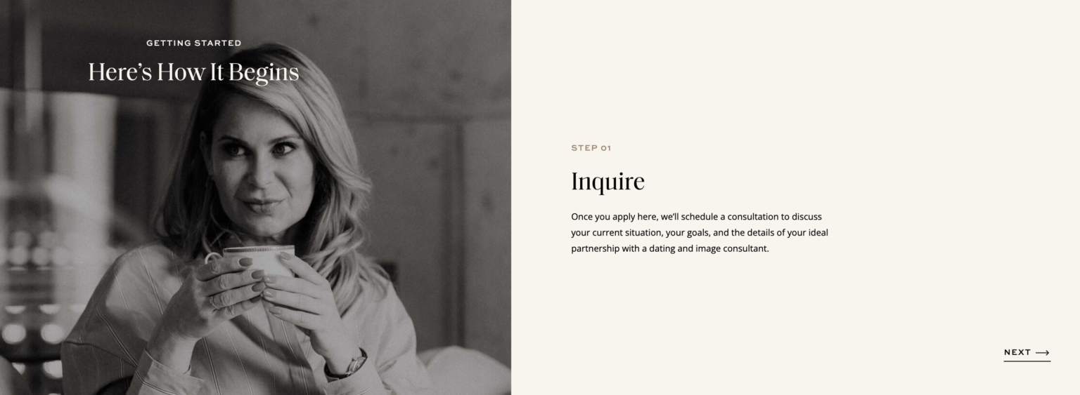 How To Write A Minimal Services Page - betweenthelinescopy.com