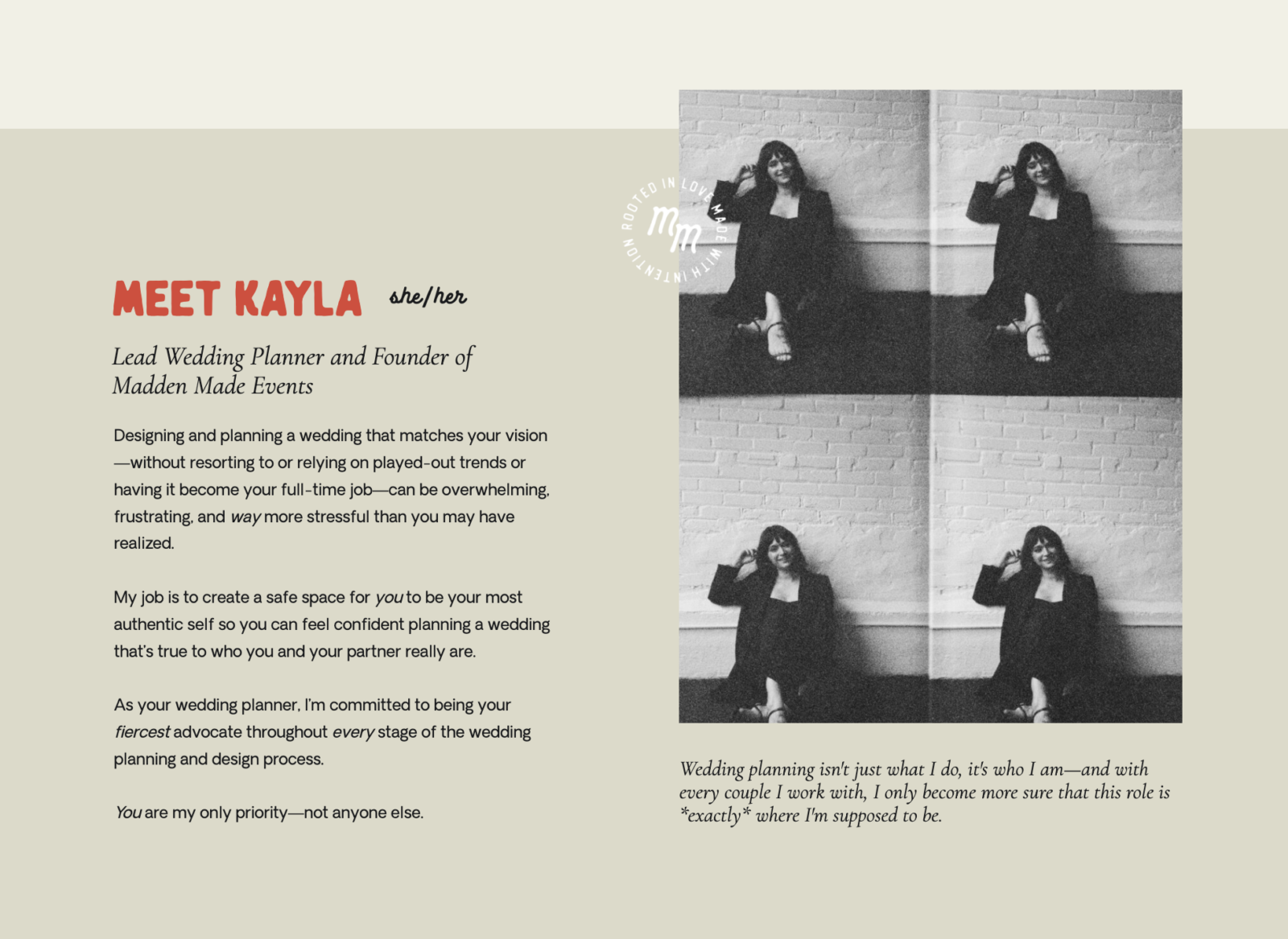 The Madden Made Website Copy Project - betweenthelinescopy.com